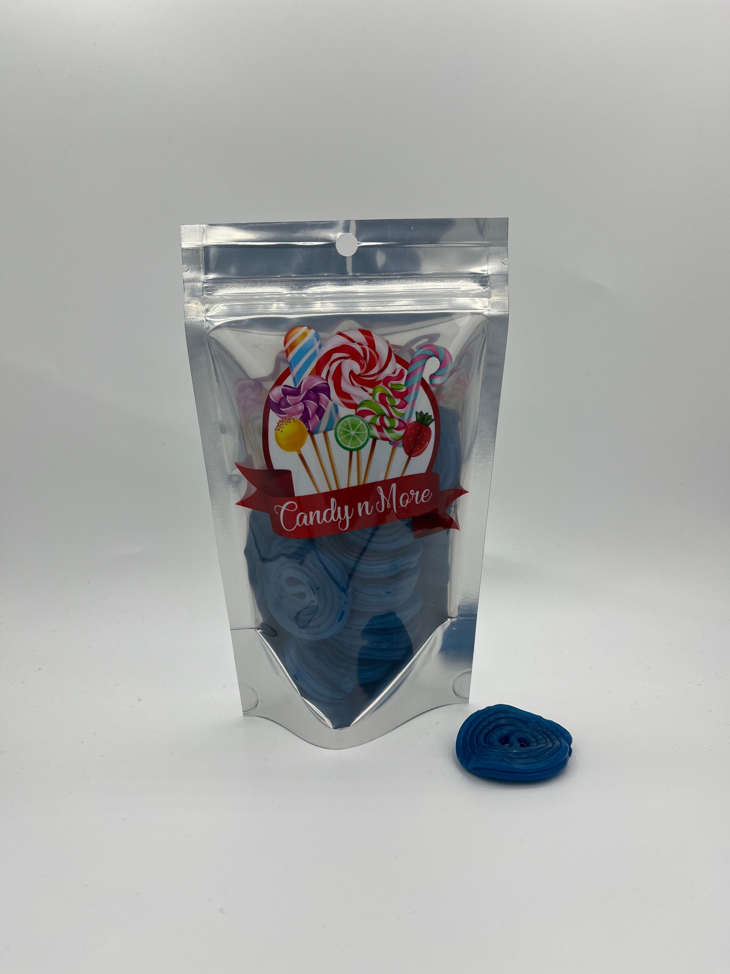 Blue Raspberry Licorice Wheels 100g | Candy N More
